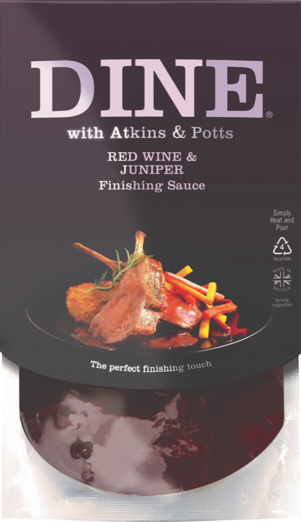 Atkins & Potts Red Wine & Juniper Finishing Sauce 350G – London Food Hall