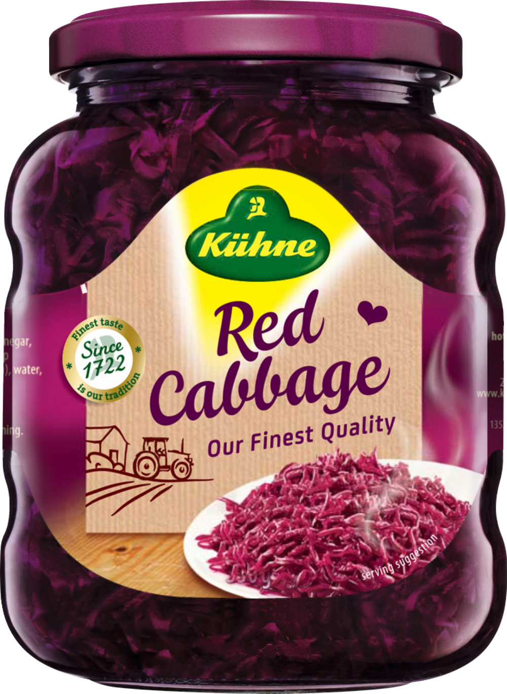 Kuhne Red Cabbage 350G – London Food Hall