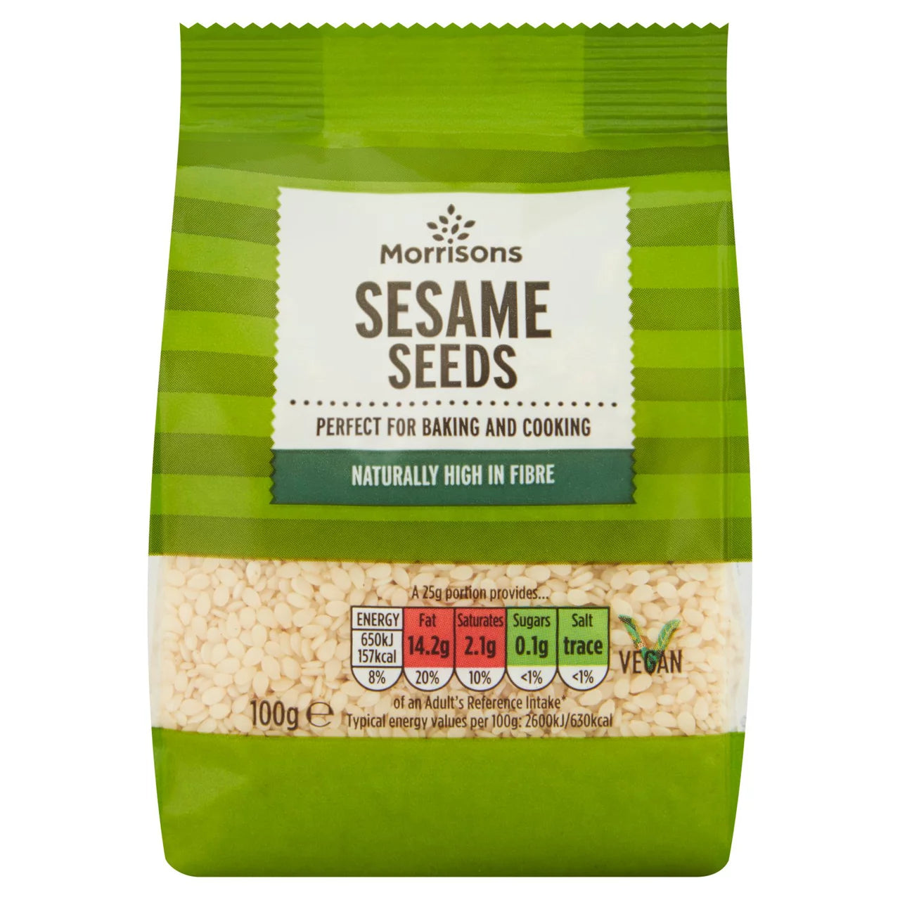 Morrisons Sesame Seeds 100g – London Food Hall