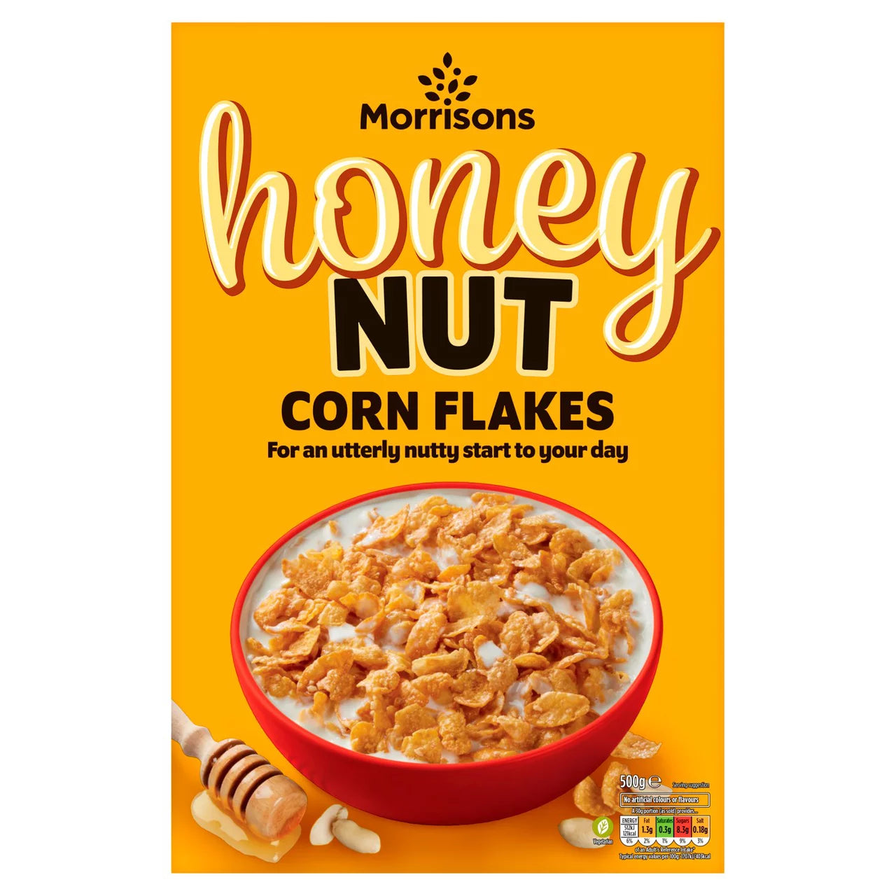 Morrisons Honey Nut Corn Flakes 500g – London Food Hall