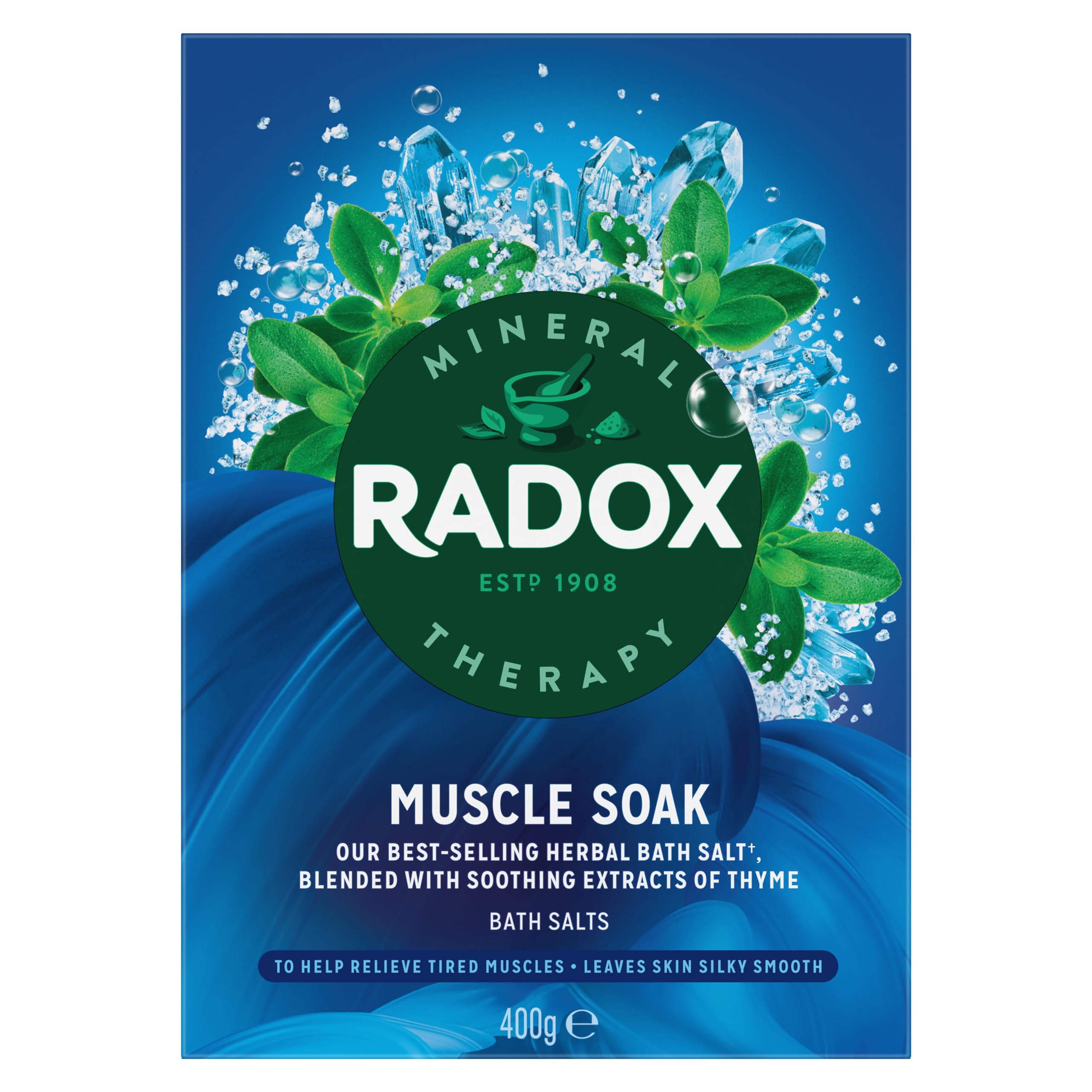 Radox Mineral Therapy Bath Soak Muscle Soak uniquely blended with mine ...